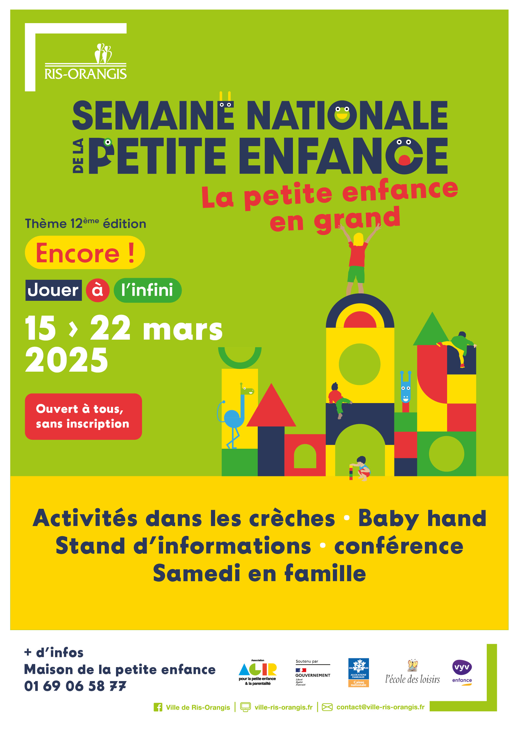 Semaine nationale de la petite enfance - Ville de Ris-OrangisVille de Ris-Orangis